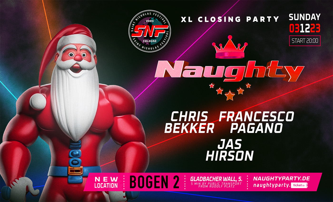 NAUGHTY - SNF 2023 - XL CLOSING PARTY - Sexy Party Cologne